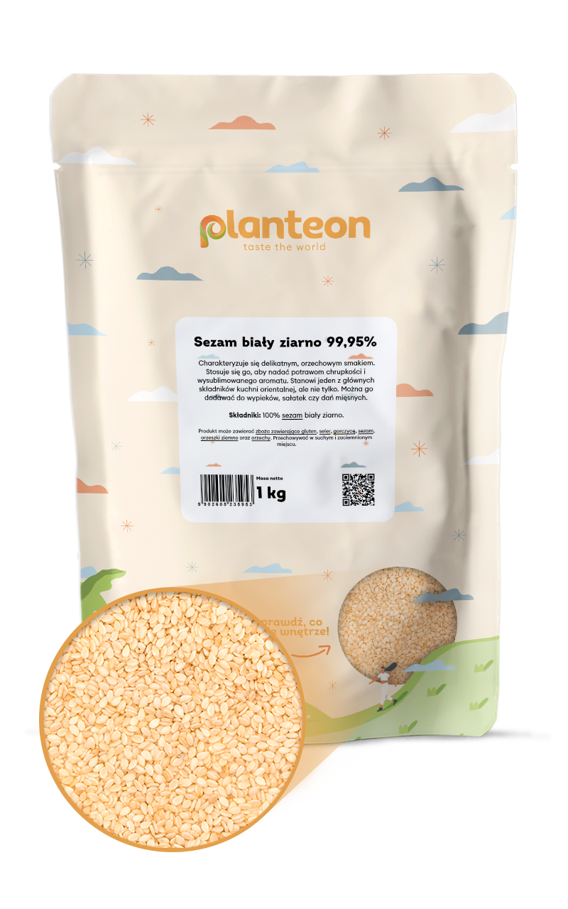Sezam Biały Ziarno - Zdrowa Żywność - Hurtownia