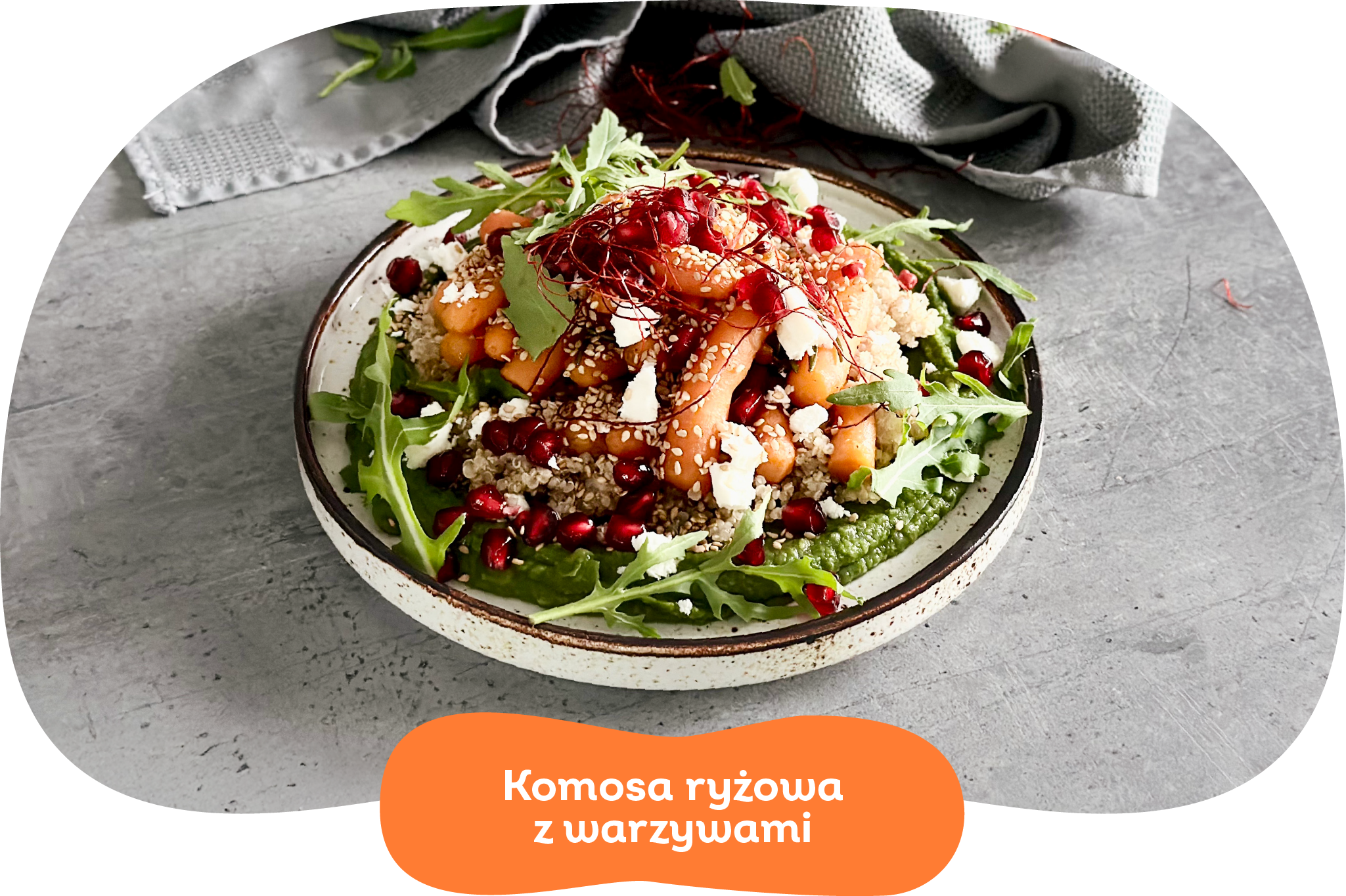 Komosa ryżowa z warzywami | Przepis z komosą ryżową - blog Planteon