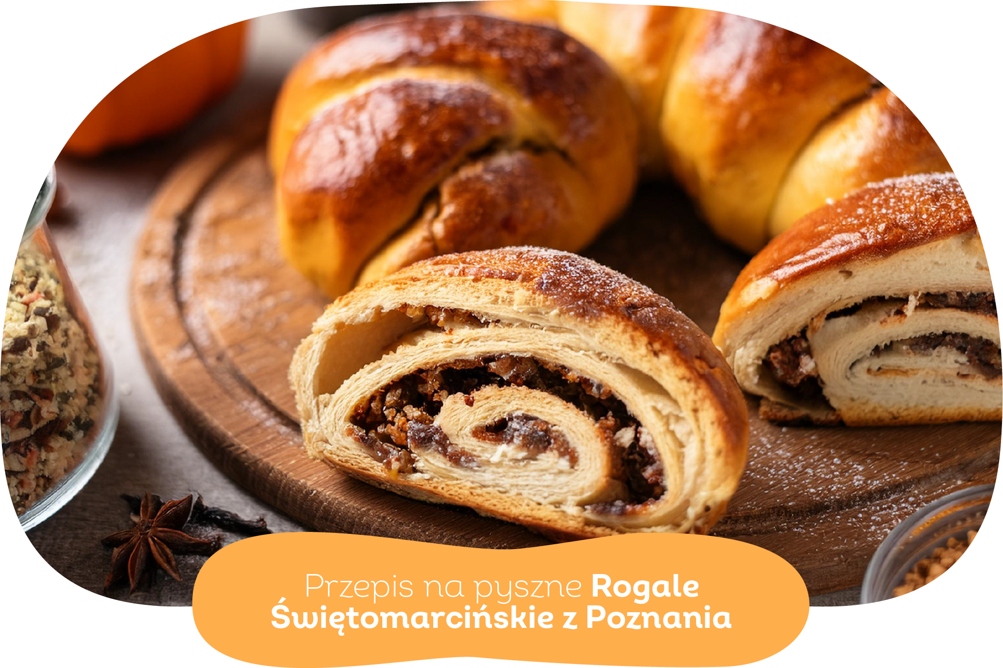 Rogal Świętomarciński z Poznania. Poznaj przepis na rogale marcińskie!