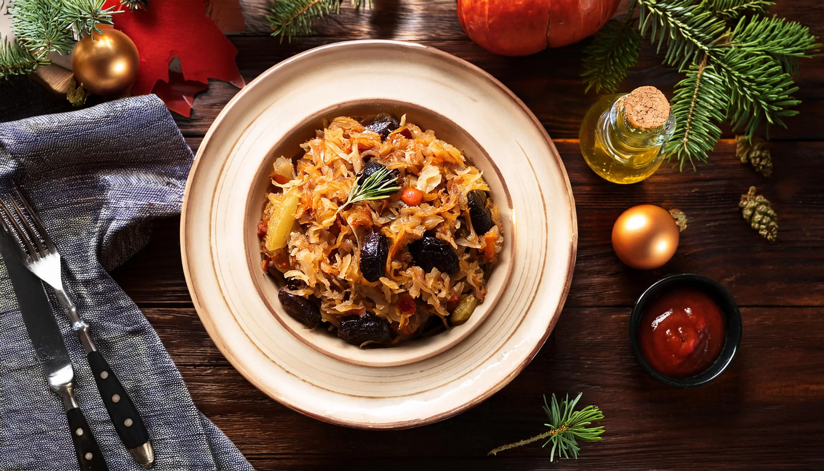 Przepis na bigos - bigos z kiszonej kapusty