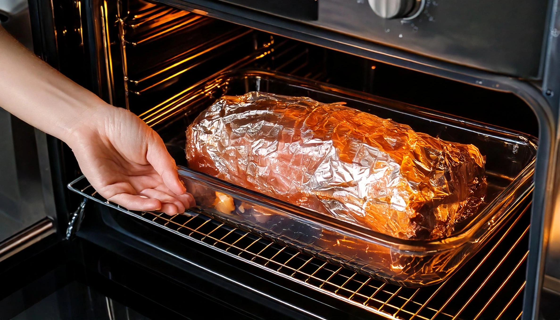 Przepis na schab pieczony w rękawie - Planteon.pl